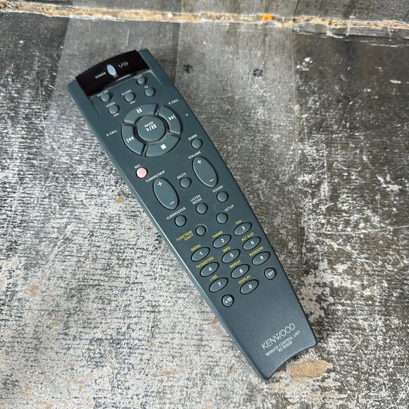 Kenwood | Other | Kenwood Remote Control Unit Model Rcro68 Black Remote ...